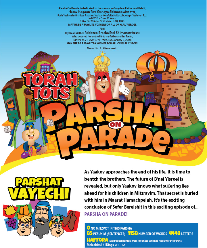 Parsha on Parade - Vayechi Story